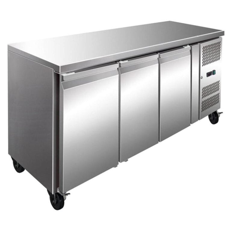 FE3100BT S/S Three Door Bench Freezer 231L - CHEFHOUSE