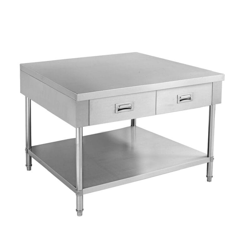 SWBD-7-1200 Work bench with 2 Drawers and Undershelf - CHEFHOUSE