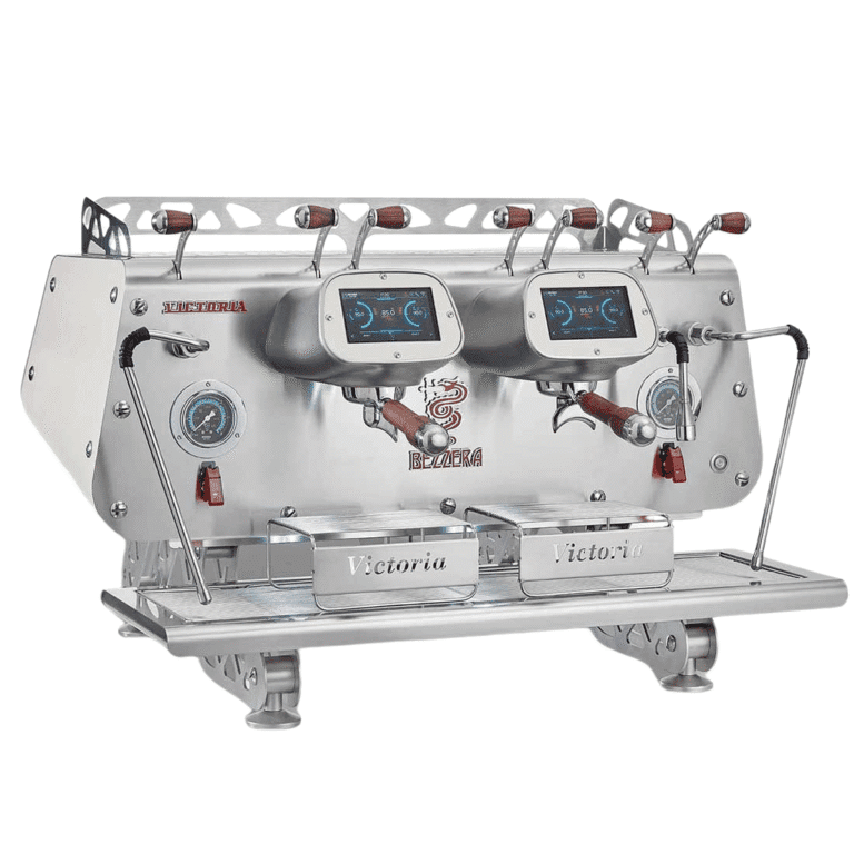 Bezzera VICTORIA White 2-Group Professional Espresso Machine ...